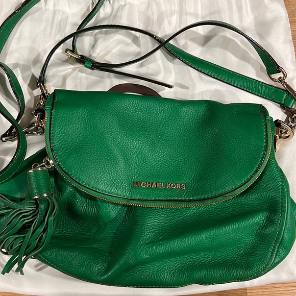 Michael Kors | Bags | Michael Kors Green Shoulder Bag | Poshmark